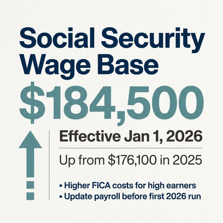 Social Security Wage Base Jumps to $184,500 in 2026 | LLC Geek