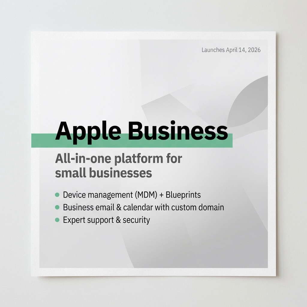 Apple Launches Apple Business Platform for Small Businesses | LLC Geek