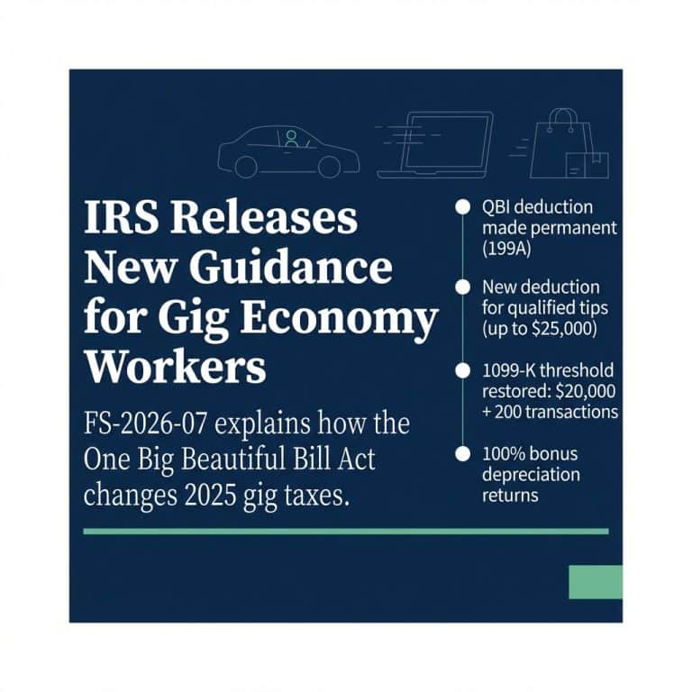 IRS Releases New Guidance for Gig Economy Workers | LLC Geek