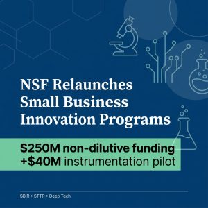 NSF Relaunches Small Business Innovation Programs | LLC Geek